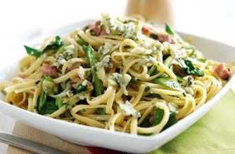 Stilton and bacon linguine | Italian Recipes | GoodtoKnow