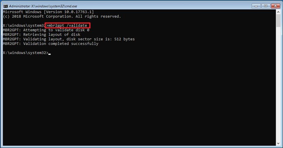 How to convert MBR to GPT drive to switch BIOS to UEFI on Windows 10 ...