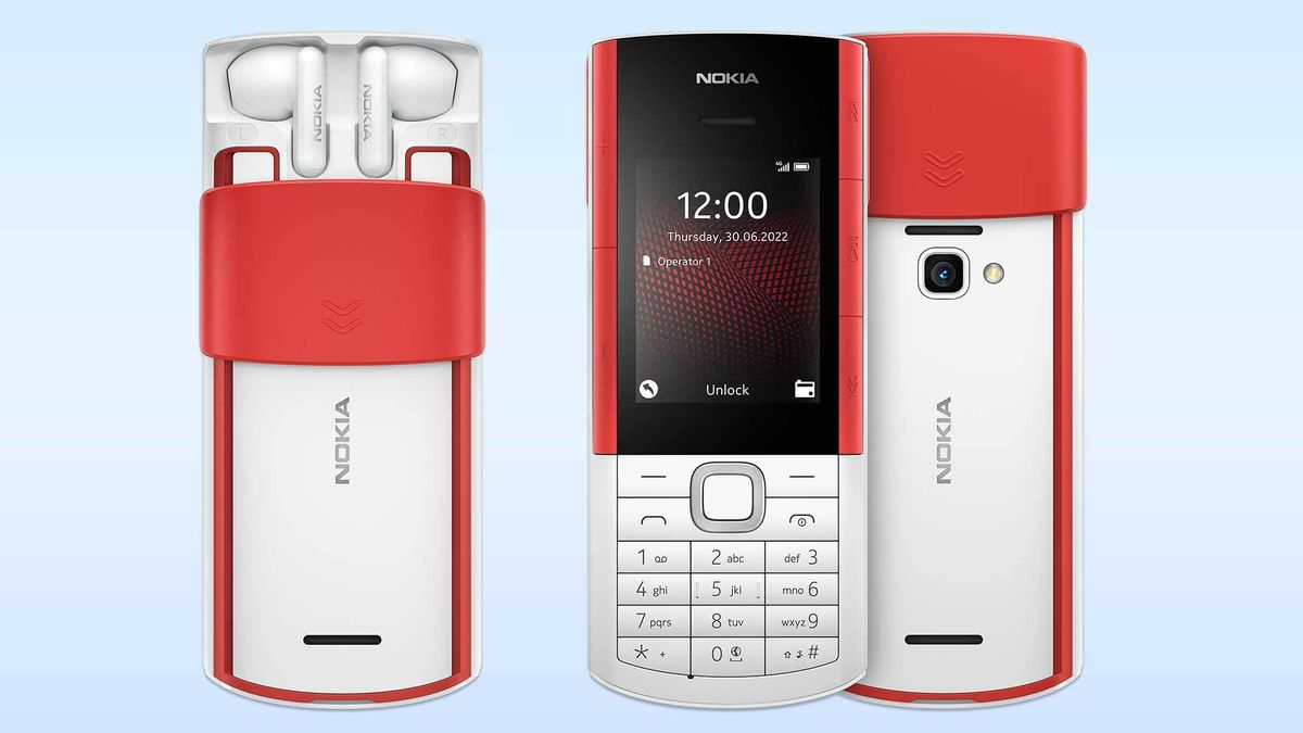 This strange new Nokia phone has earbuds built right in | Tom's Guide
