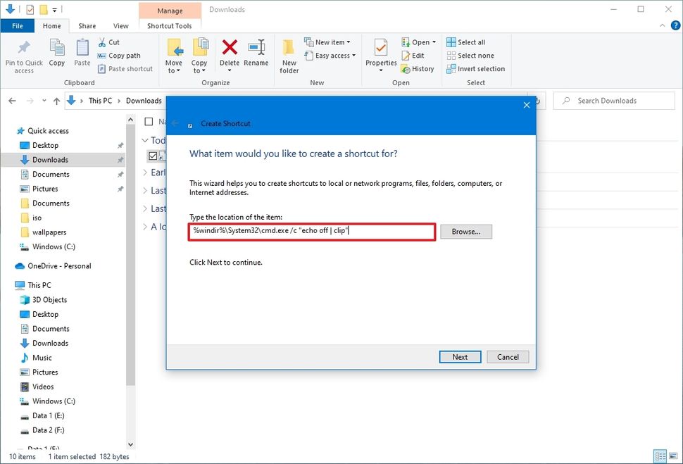How To Clear Clipboard Data With A Shortcut On Windows 10 Windows Central