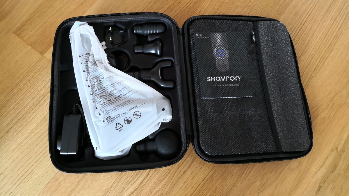Shavron Vibration Massage Gun review | TechRadar