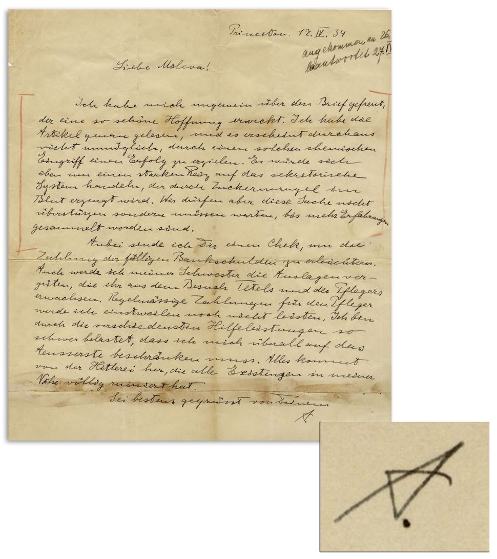 Einstein's Letter Talking About 'Hitler-Insanity' to Be Auctioned ...