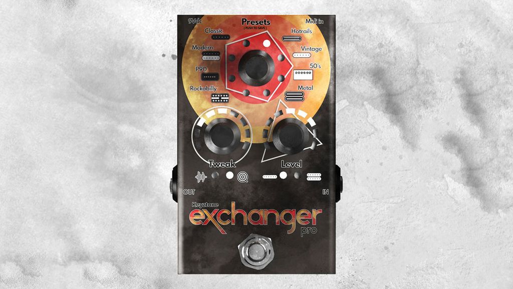 Keystone’s EXchanger PRO offers a choice of 8 electric guitar pickups ...
