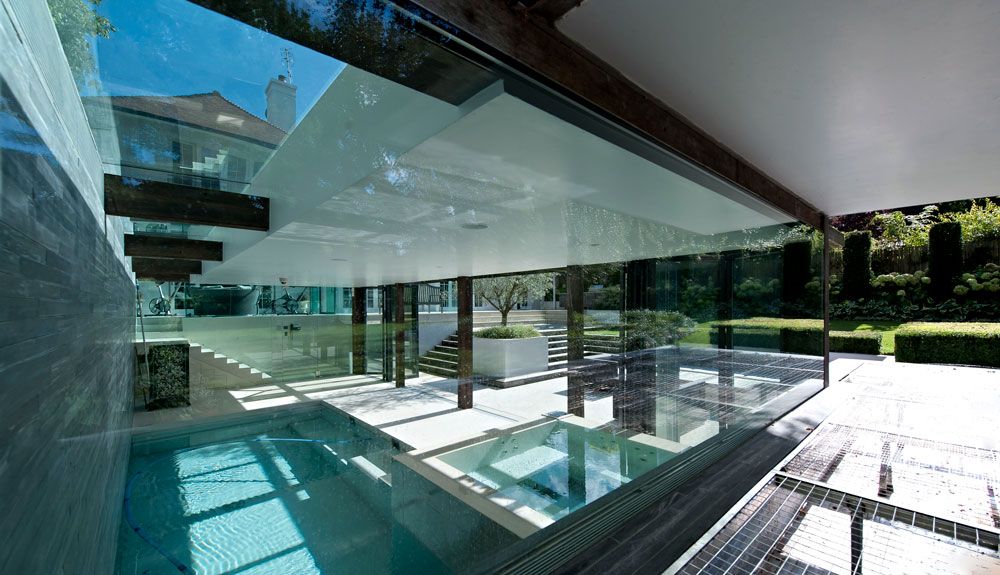 An Enviable Rear Extension With Swimming Pool in London's Highgate
