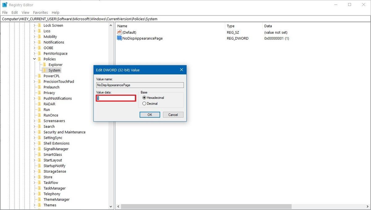 How to prevent users from changing system color settings on Windows 10 ...