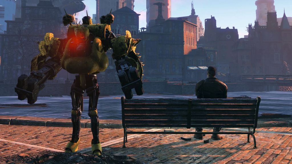 Exploring Fallout 4's DLC with my own personal death robot | PC Gamer