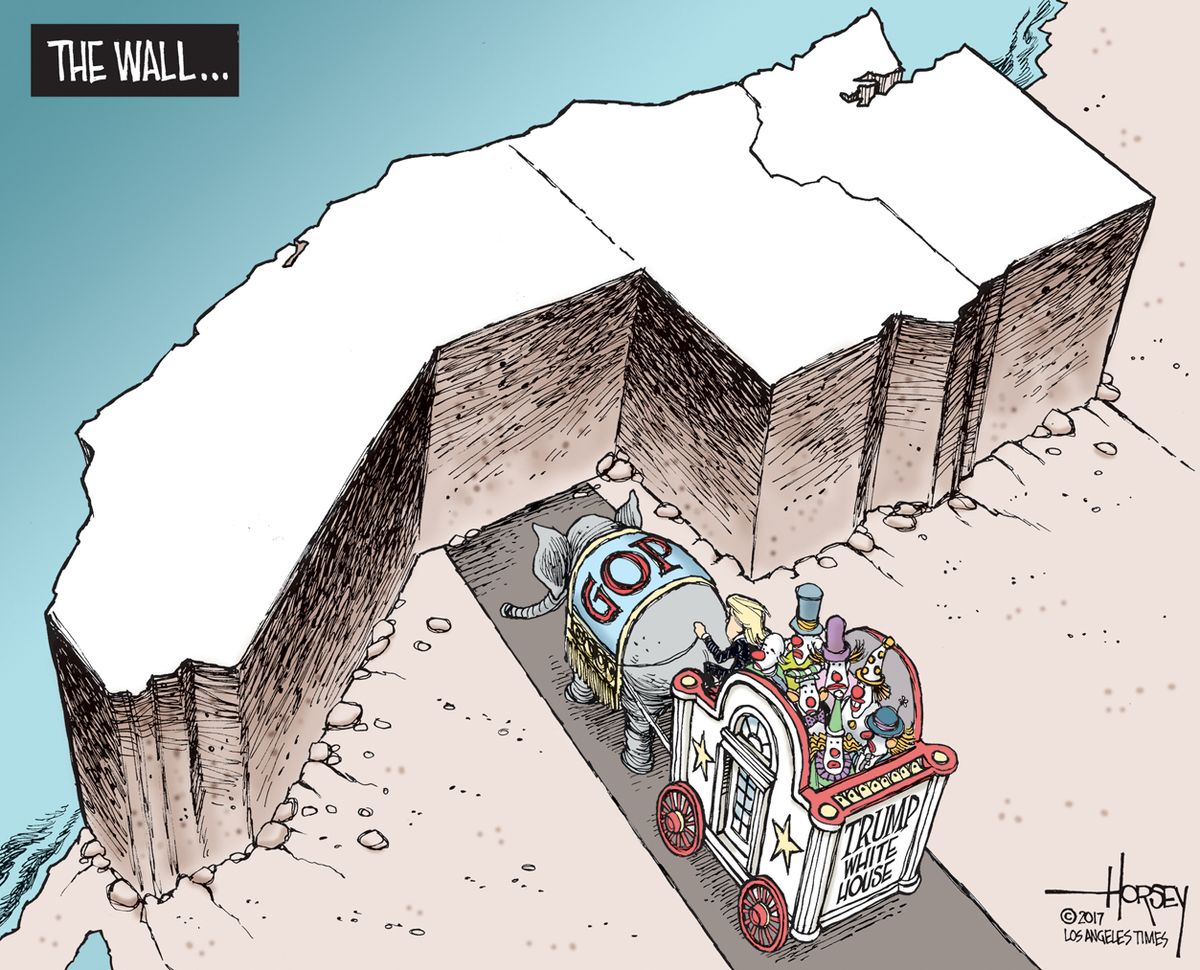 Political Cartoon U.S. Donald Trump White House GOP California | The Week