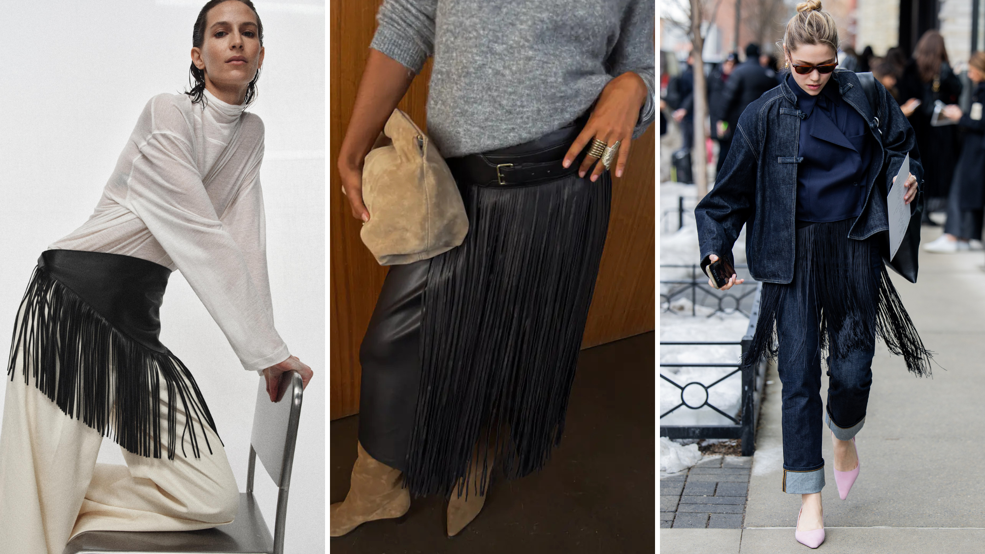 Fringe Belts Will Define SS26—And Yes You Can Wear Them Now | Marie ...