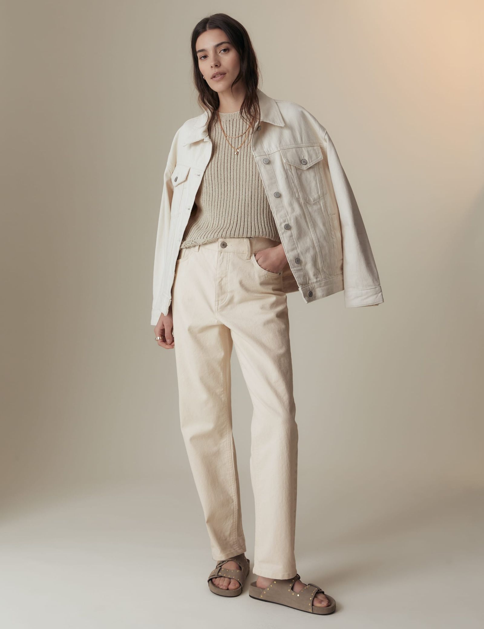 Fashion People Are Wearing Cream Jeans as a Classy Alternative for ...