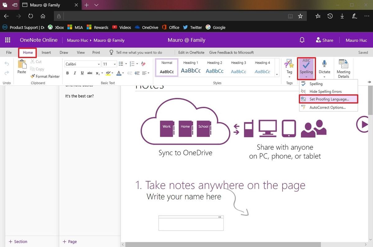 How to disable the spell checker in OneNote | Windows Central