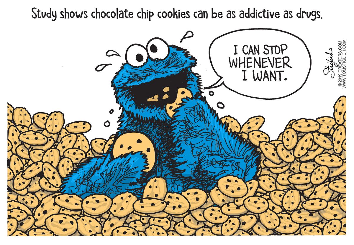 Editorial Cartoon U.S. Addicted Chocolate Chip Cookie Monster | The Week