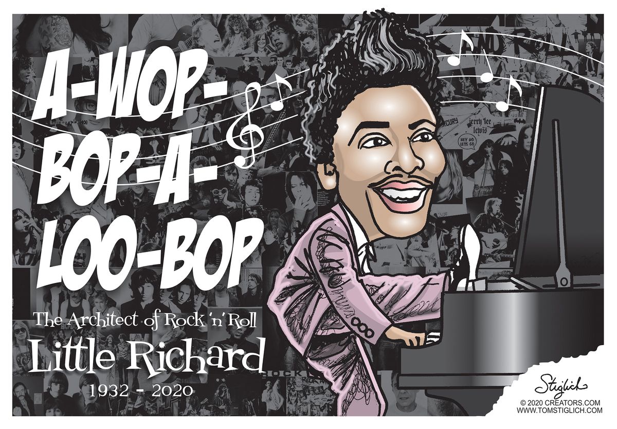 Editorial Cartoon U.S. Little Richard rock and roll RIP | The Week