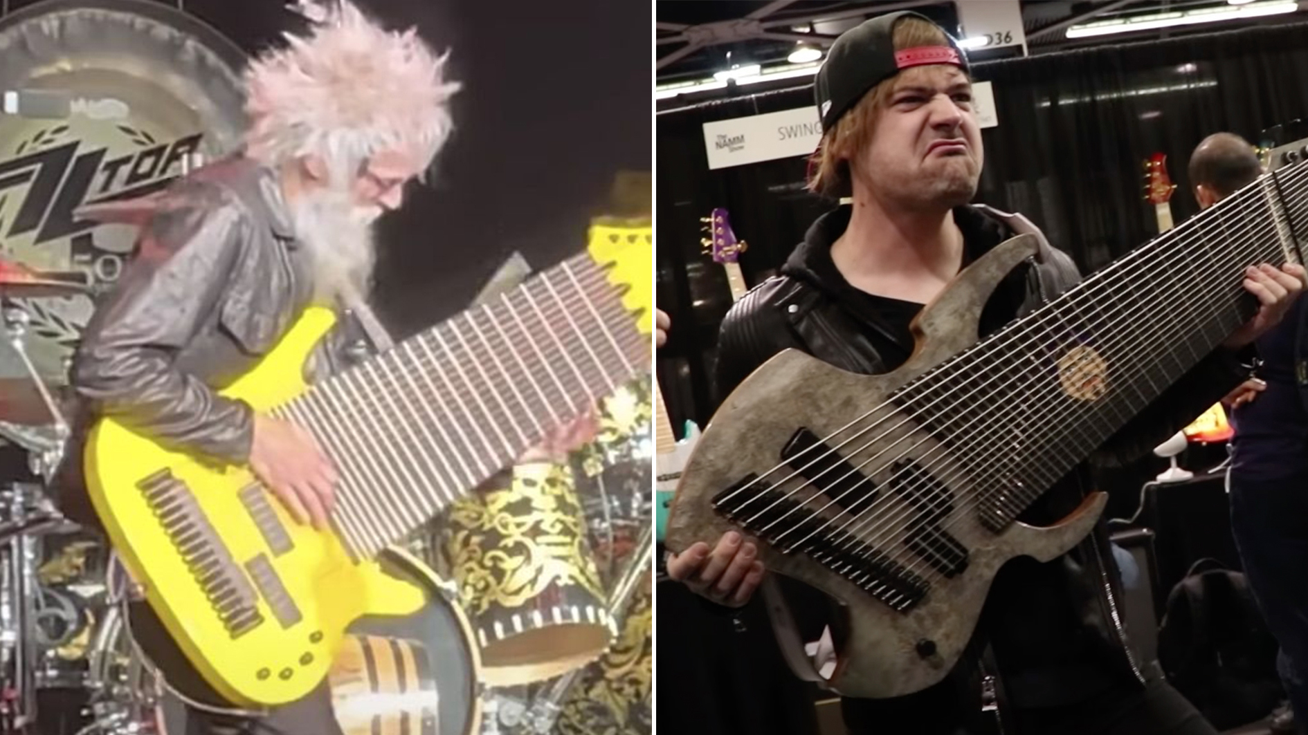 The 17 string Bass Elwood Francis Played During A ZZ Top Show Was A