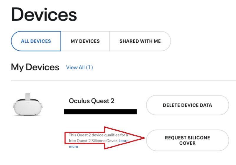 How to request a silicone face cover for the Oculus Quest 2 | Android ...