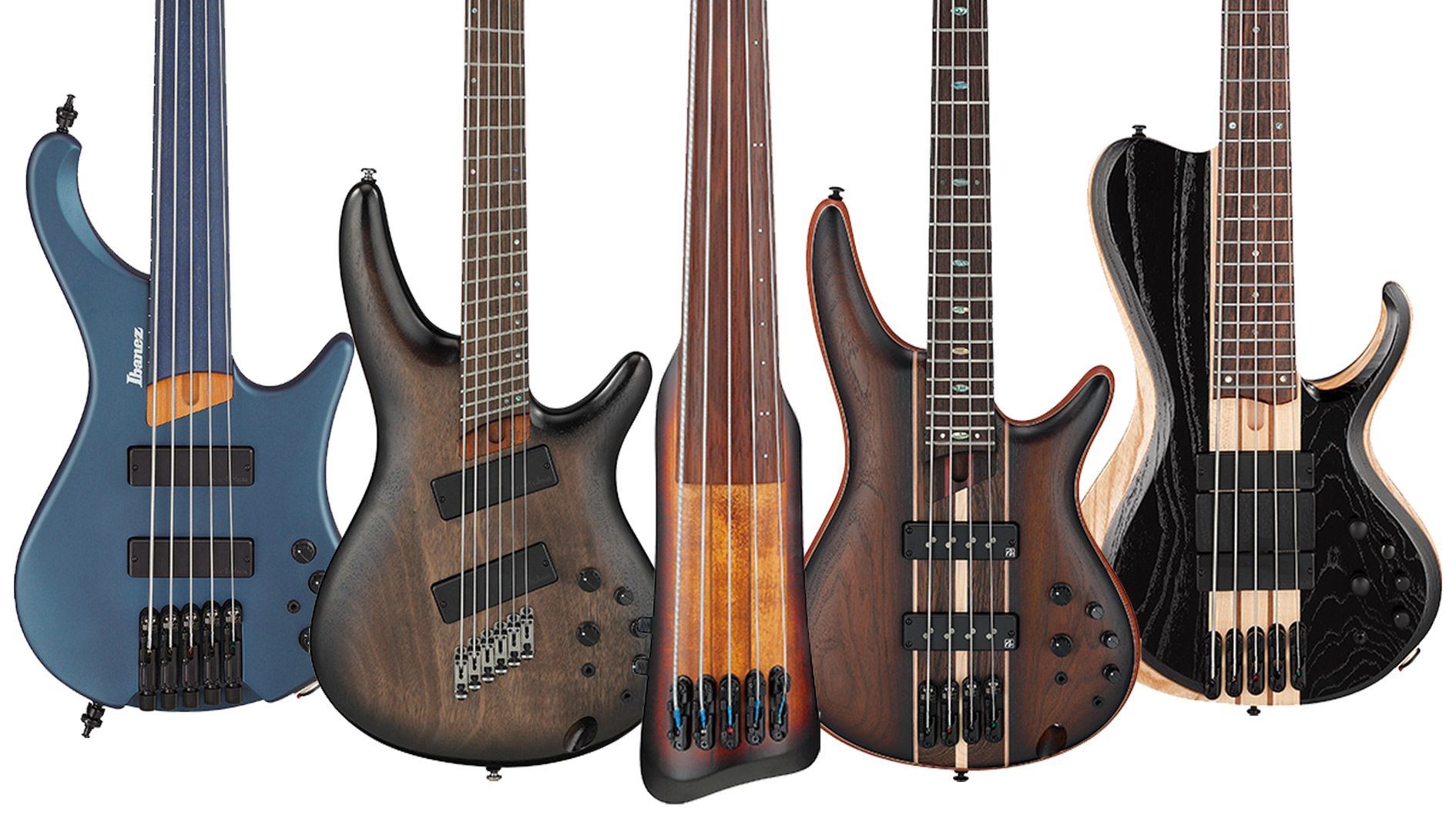 Ibanez launches its first-ever fretless headless design, a multi-scale ...