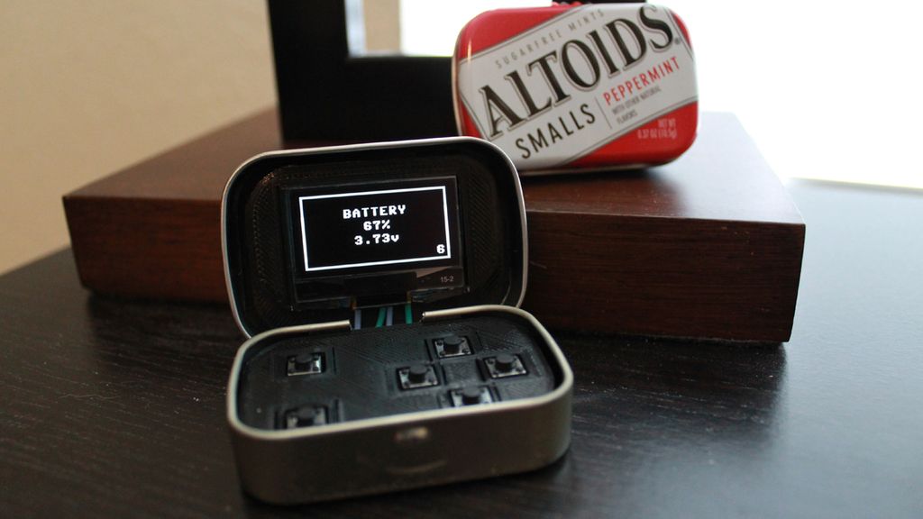 This Raspberry Pi Pico Altoids Gaming Handheld Is Super Fresh Tiny