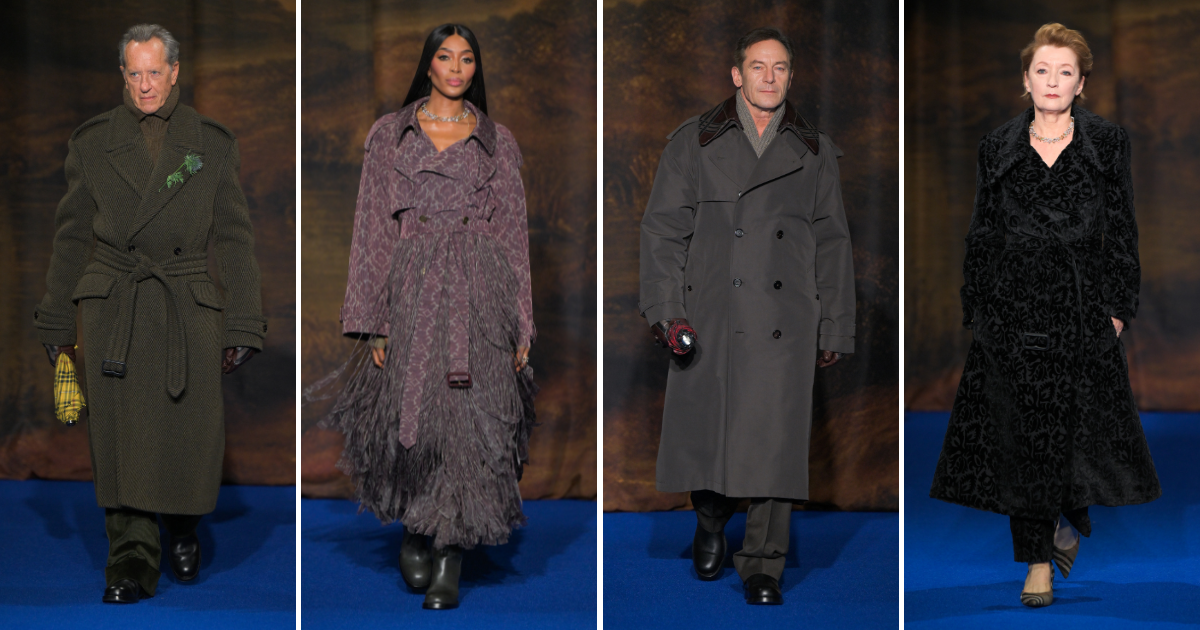 Burberry enlists a star-studded cast for its Autumn/Winter 2025 show ...