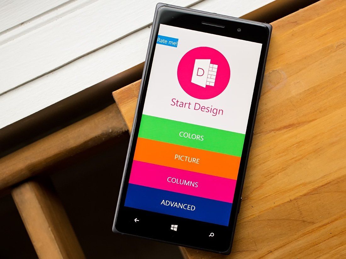 Start Design, add a little color to your Windows Phone Start Screen ...