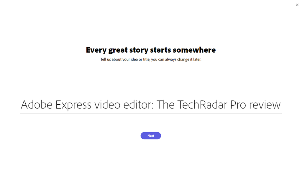 Adobe Express free online video editor | TechRadar