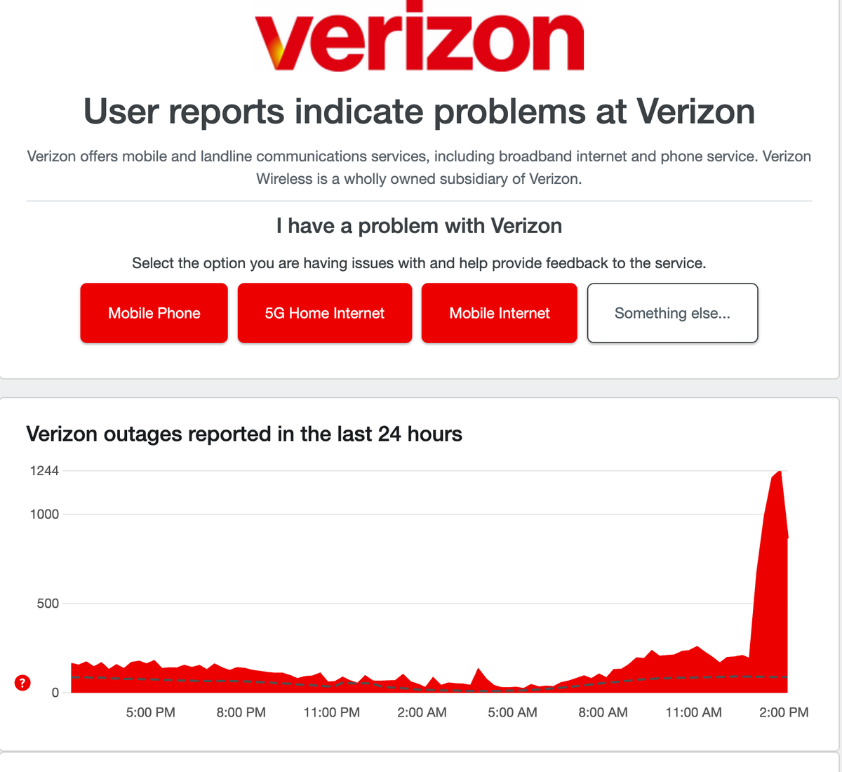 Verizon went down in parts of the US — live updates on latest outage ...