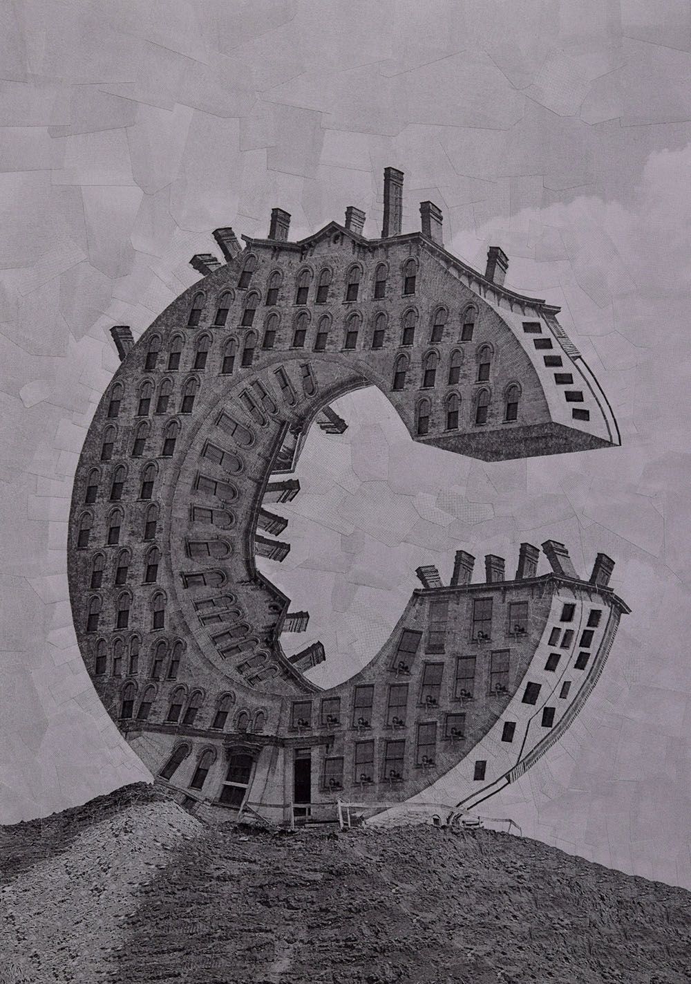 Typography collages transform letters into buildings | Creative Bloq