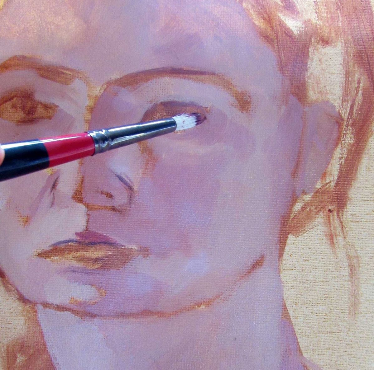 Create a self-portrait with just 4 colours | Creative Bloq