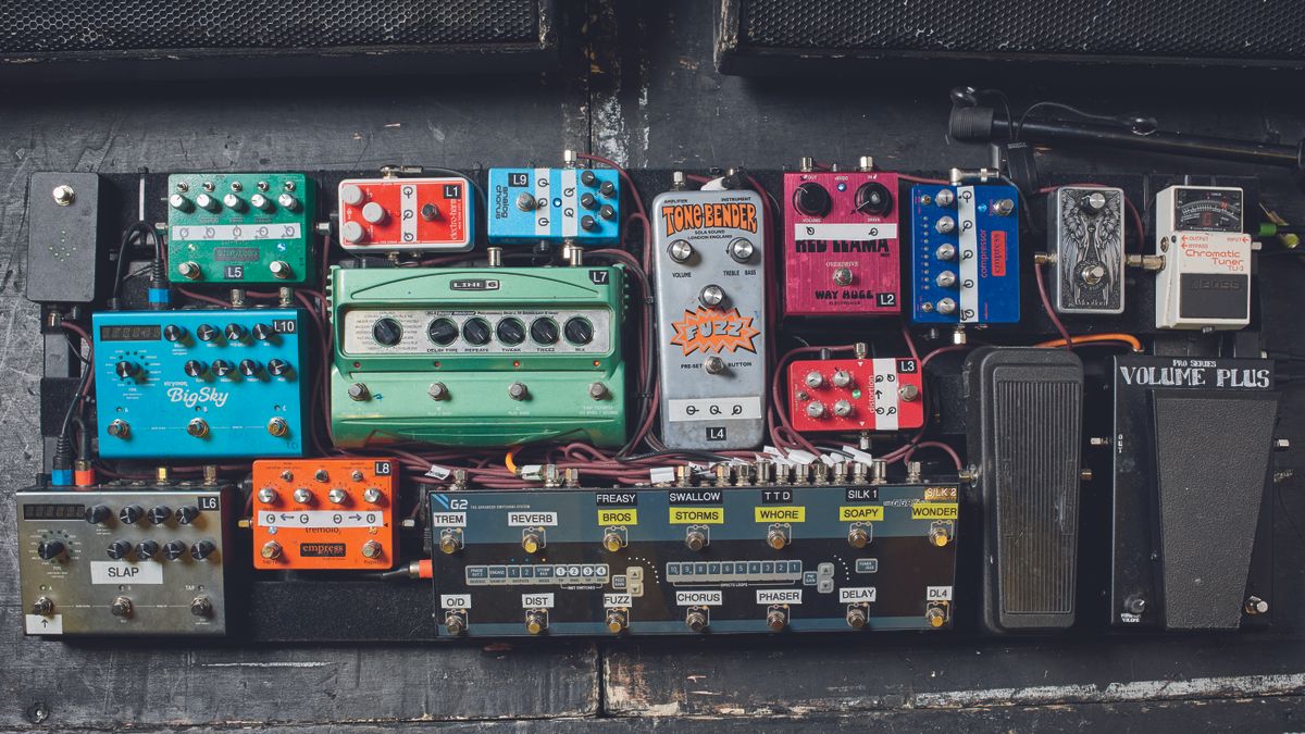 In pictures: 68 pro guitarists' pedalboards | MusicRadar