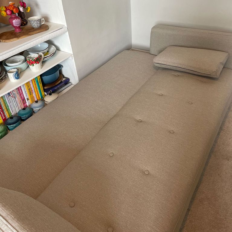 DUSK sofa bed review: I tested the three-seater Hudson | Ideal Home