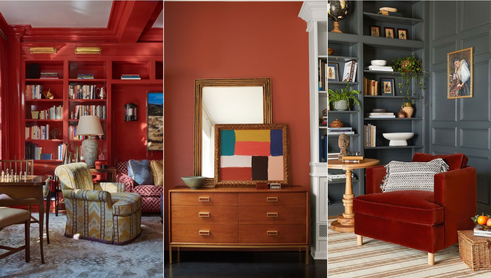 Rich red color schemes are having a moment: we explore why