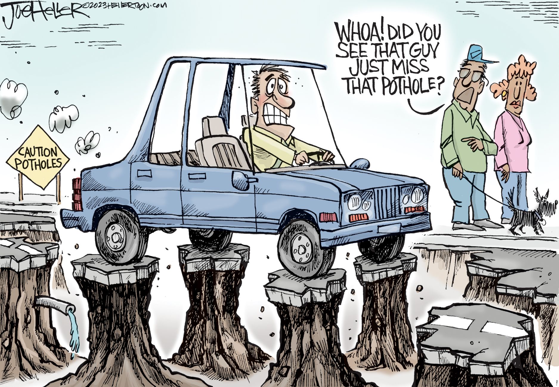 Dodging potholes | The Week