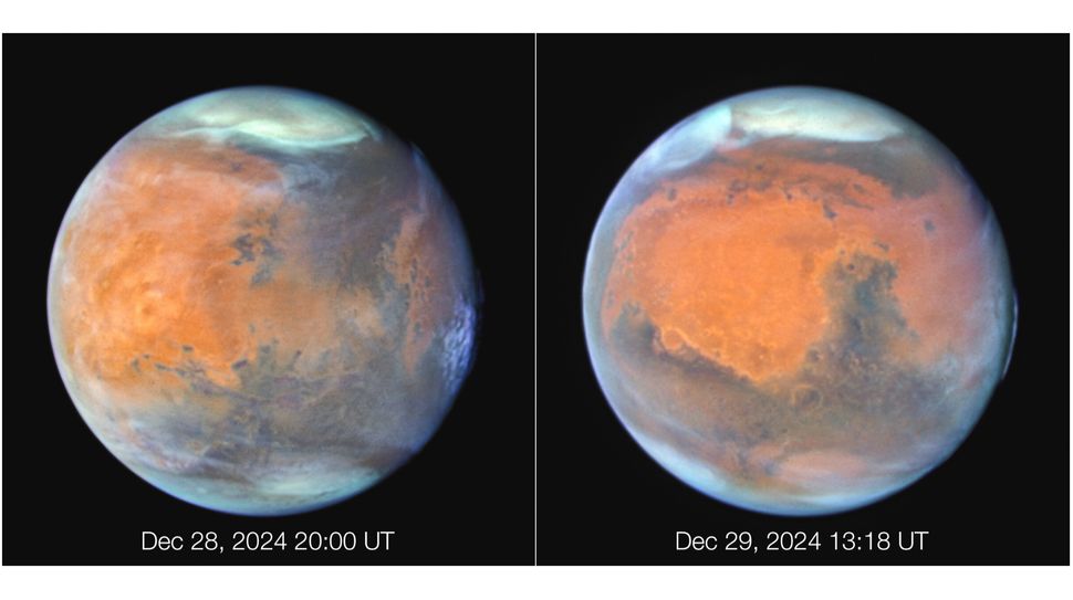 Hubble Telescope snaps stunning portraits of Mars, a celestial moth and ...