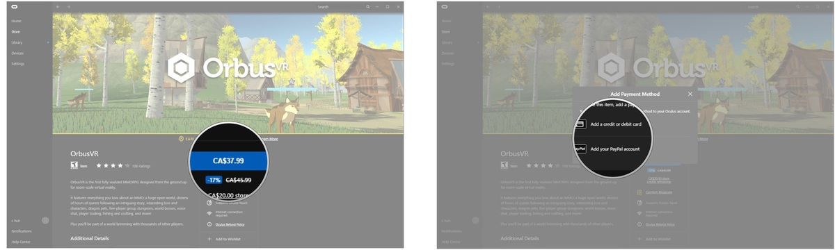 How to use the Oculus Store | Windows Central