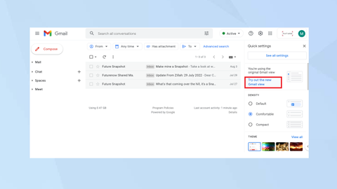 How to change side panels in Gmail | Tom's Guide