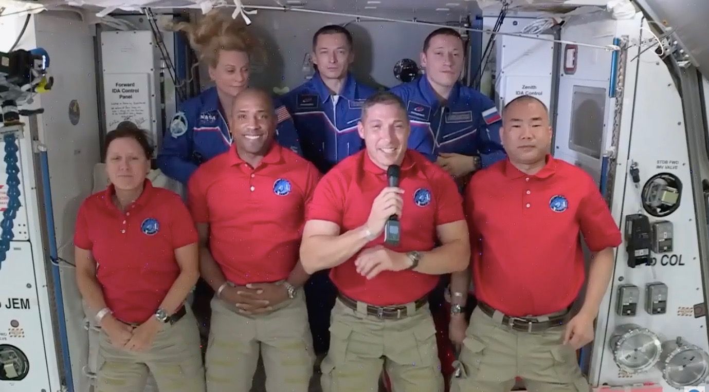 'Start of a new era': NASA celebrates arrival at space station of ...