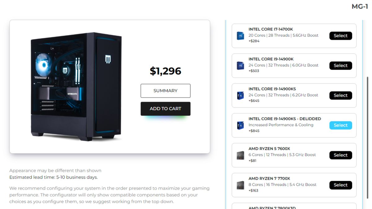 Intel’s new i9-14900KS will actually run faster in pre-built systems ...