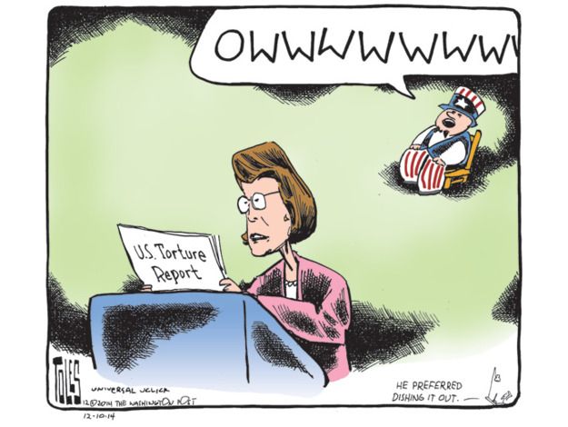 Political cartoon US torture CIA | The Week