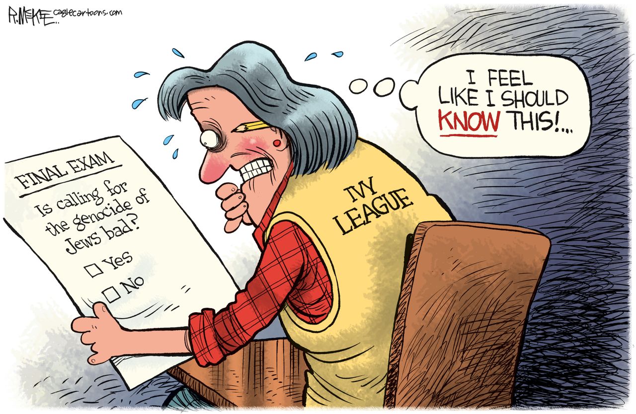 5 overly lawyered cartoons on the antisemitism congressional hearing ...