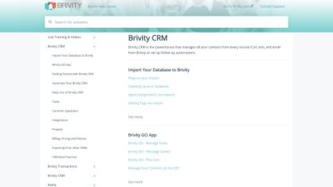 Brivity CRM review | TechRadar