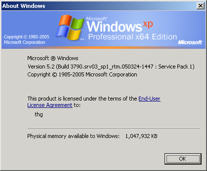 Who Needs 64 Bit Windows? - Windows XP x64, Promise and Reality | Tom's ...