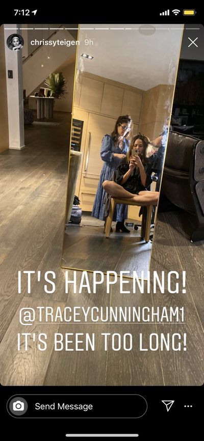 Chrissy Teigen's Major New Haircut and Color Looks Incredible | Marie ...