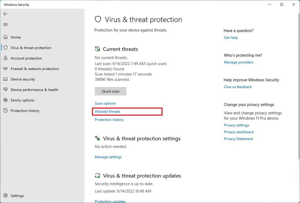 How to get started with Microsoft Defender Antivirus on Windows 11 ...