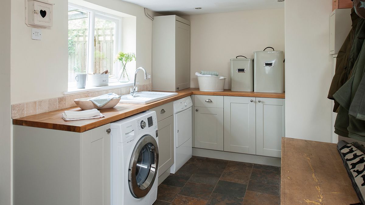 Narrow utility room ideas to make your space work harder | Homebuilding