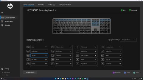 HP 970 Programmable Wireless Keyboard review: High-end and low-profile ...
