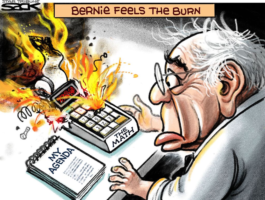 Political Cartoon U.S. Bernie Campaign | The Week