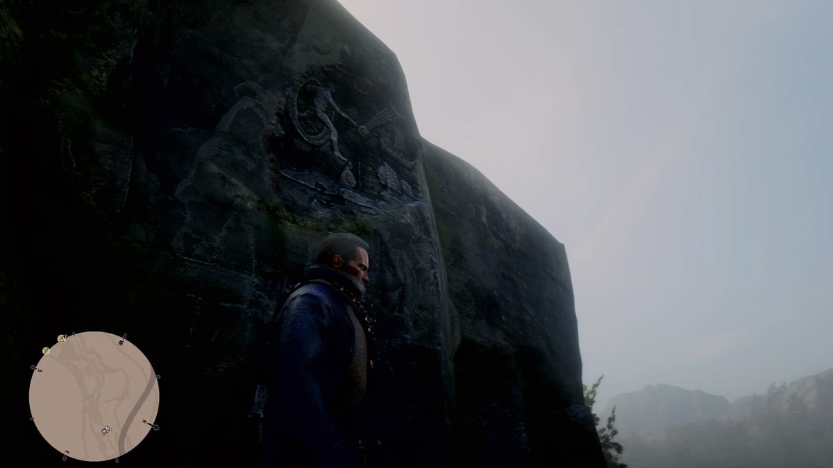 Red Dead Redemption 2 rock carvings | GamesRadar+