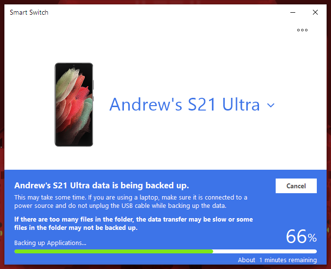 How to use Samsung Smart Switch to back up your Galaxy phone | Android ...