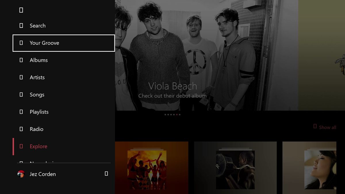 Groove UWP is now live in the Xbox One Preview, here's some first ...