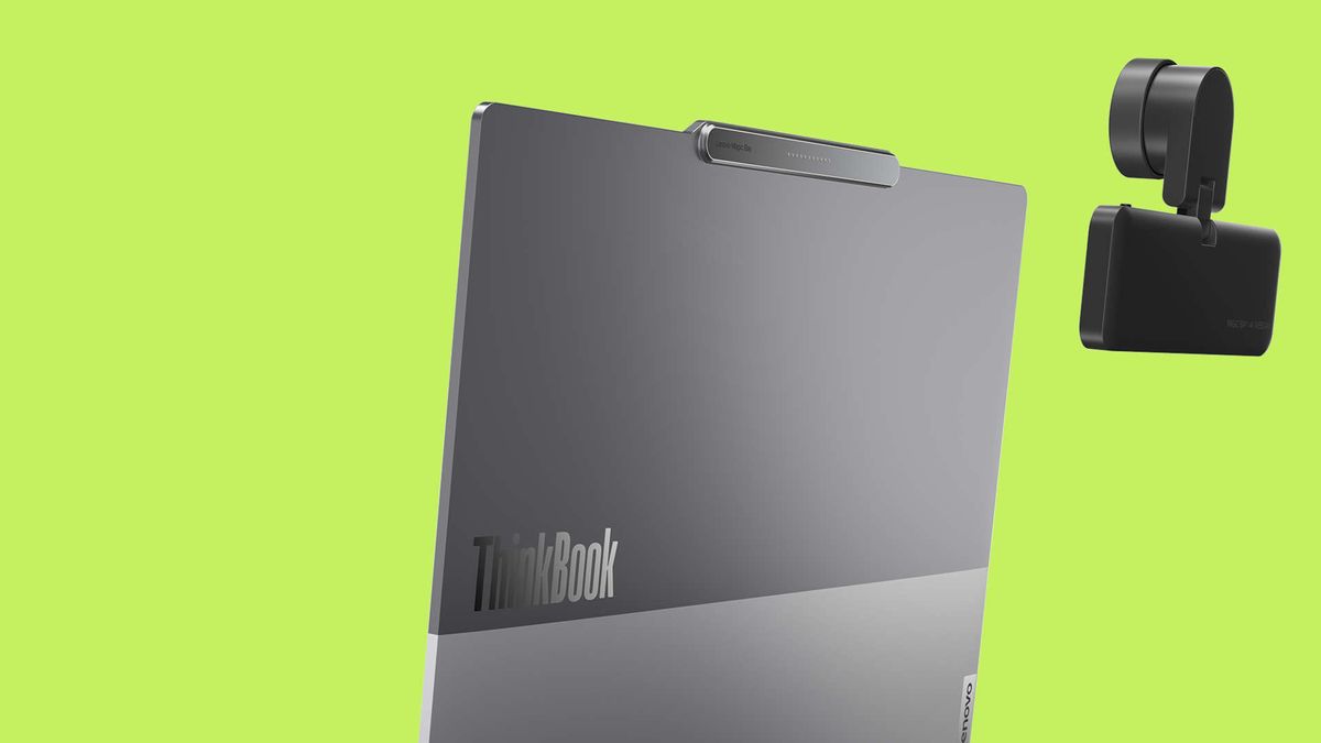 Lenovo's Magic Bay means you can add a monster-sized removable webcam ...