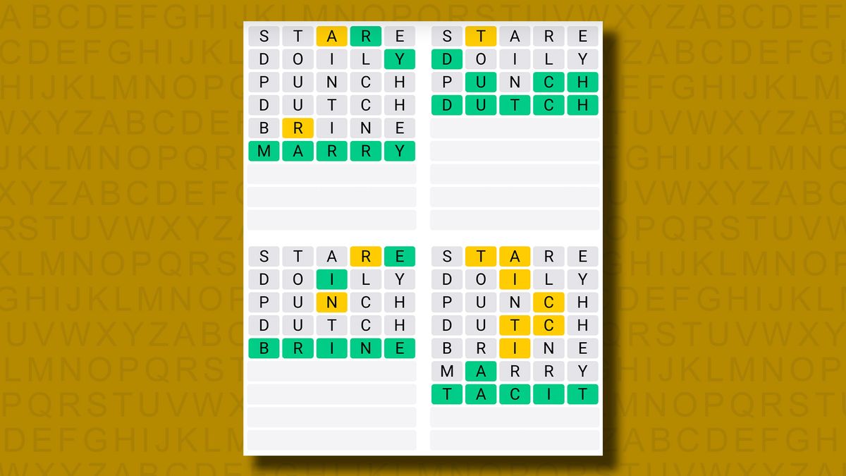 Quordle today – hints and answers for Tuesday, May 28 (game #855 ...