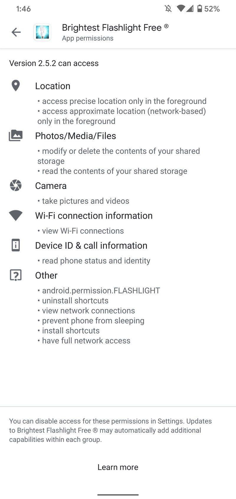 Android App Permissions What They Are And How To Use Them Android 0721